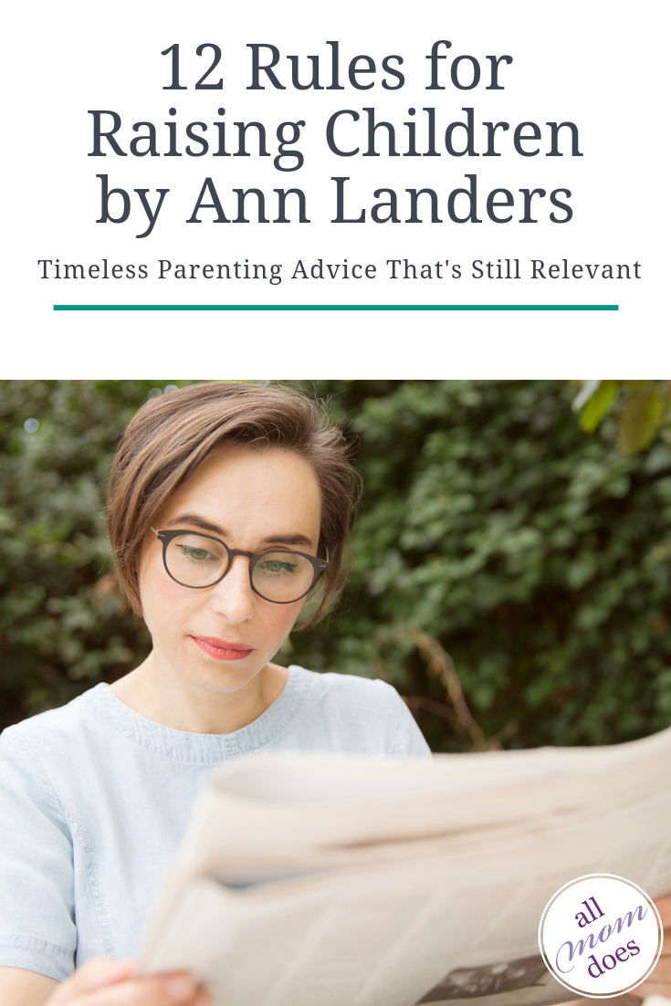 12 Rules for Raising Children by Ann Landers: Timeless Parenting Advice That’s Still Relevant ...