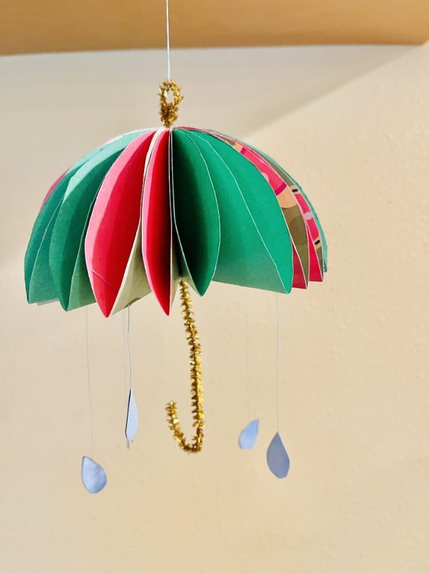 Rainy Day Umbrella Craft | AllMomDoes