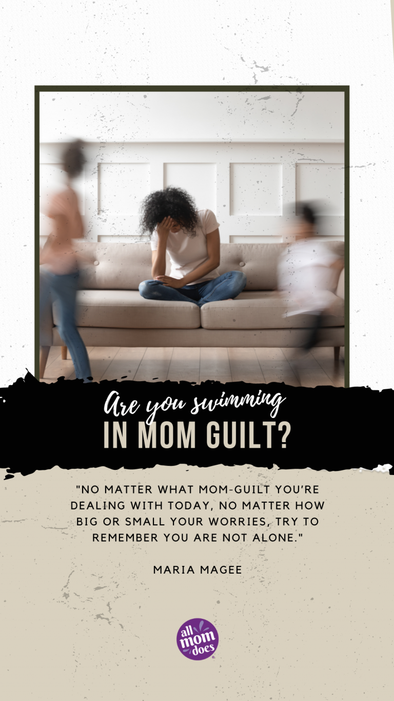Swimming in Mom Guilt | AllMomDoes