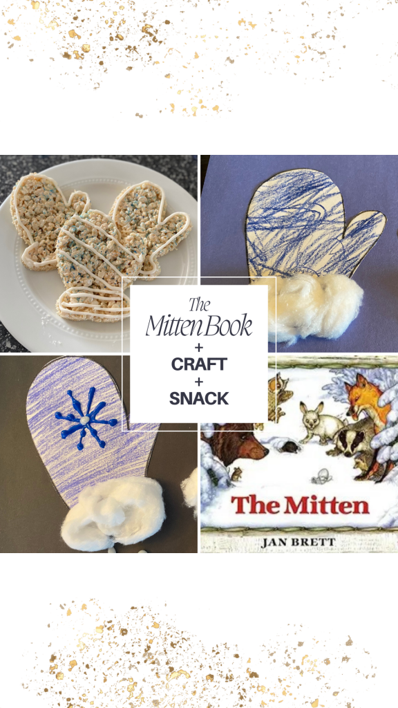 The Mitten Book + Craft + Snack | AllMomDoes