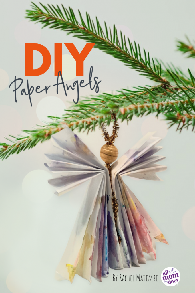 DIY Paper Angel Christmas Ornament Craft | AllMomDoes